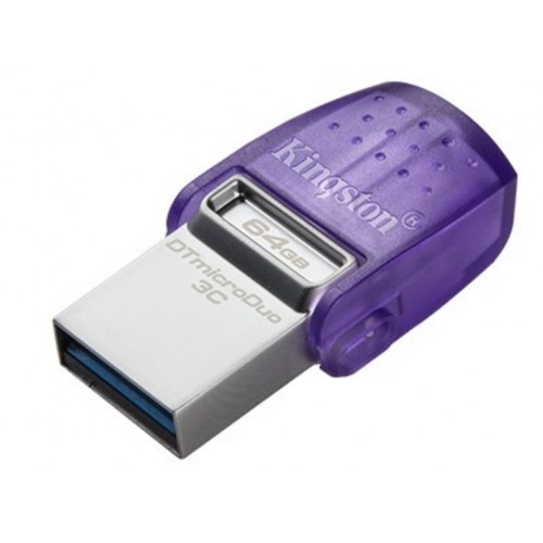 Kingston 64GB datatraveler microduo 3C usb 3.2 flash DTDUO3CG3/64GB