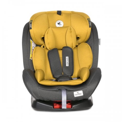 Lorelli auto sediste lynx isofix (0-36kg) - black & lemon curry