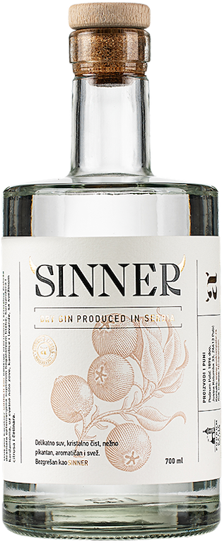 Sinner Gin Podrum Palić 0.7l