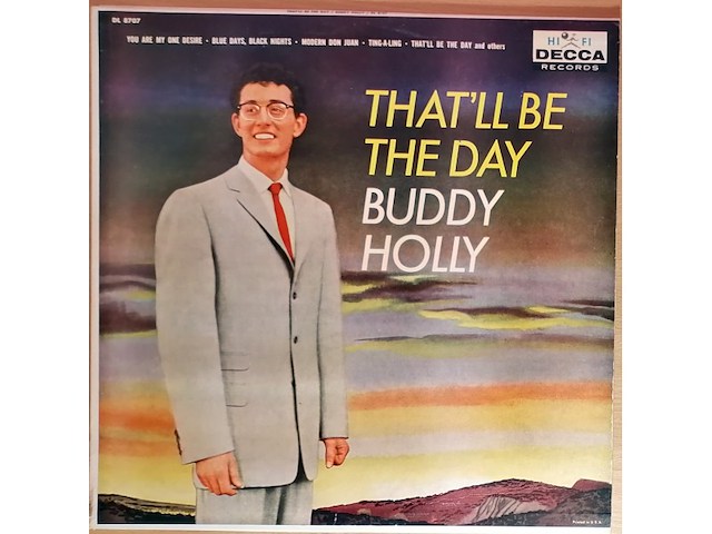 LP BUDDY HOLLY - That`ll Be The Day (1961) USA, MINT