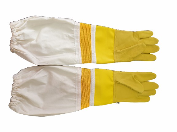 Pčelarske rukavice kožne sa ventilacijom, mod. 2