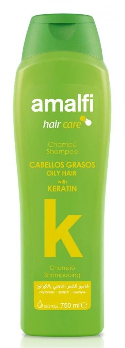 Šampon* Keratin 750ml Amalfi - Oily hair (zeleni) (16)