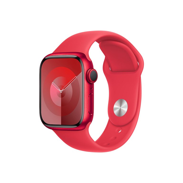 Apple Watch S9 GPS 41mm RED with RED Sport Band - S/M