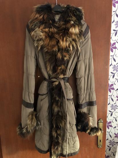 Zimska jakna sa prirodnim zečijim krznom
