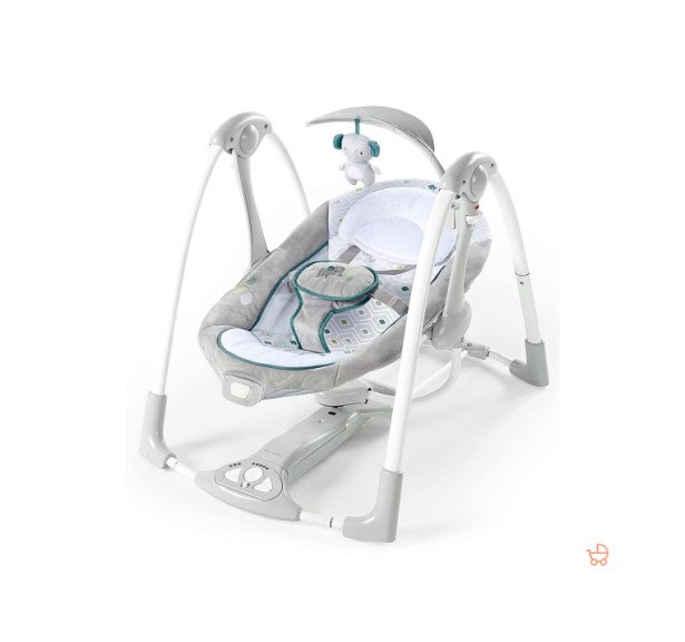 Električna ljuljaška za bebe Ingenuity Convertme Swing 2-Seat Nash SKU12055