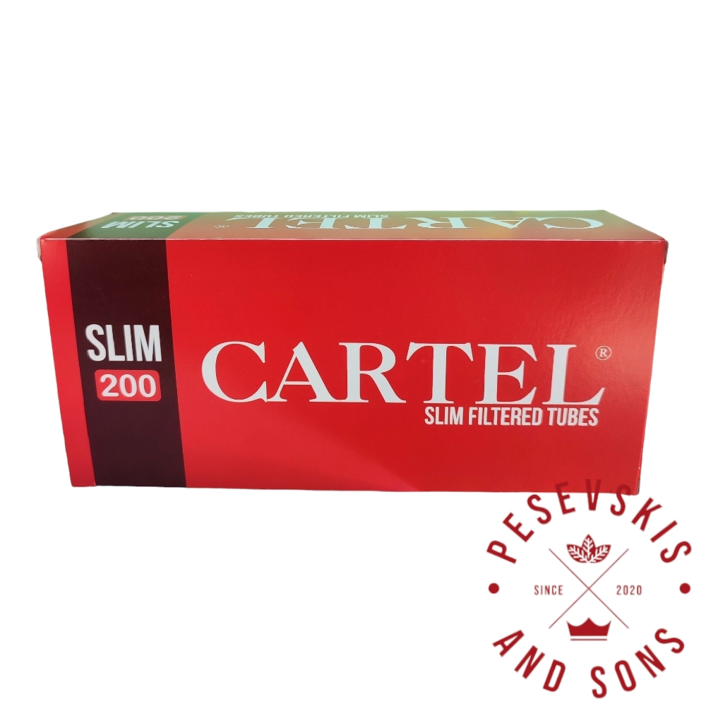Slim Prazne Cigarete CARTEL 200 – Beli i Braon
