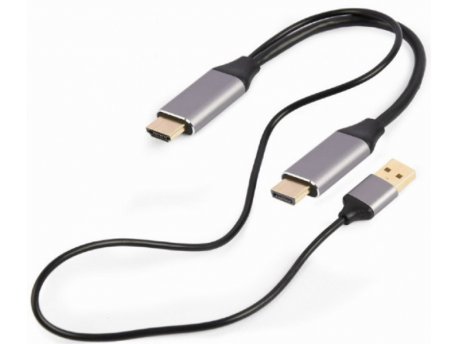 GEMBIRD A-HDMIM-DPM-01 HDMI (muški) na DisplaiPort (muški) adapter kabl, 2m, crni