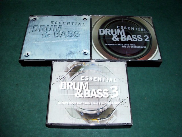 VARIOUS - ESSENTIAL DRUM &; BASS  1+2+3 (5xCD)