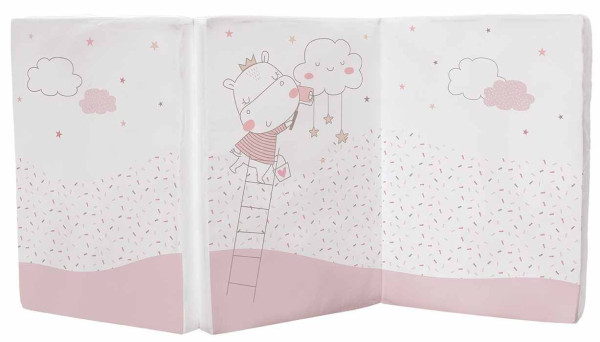 Sklopivi dusek 60x120x5cm, Kikka Boo, Hippo Dreams