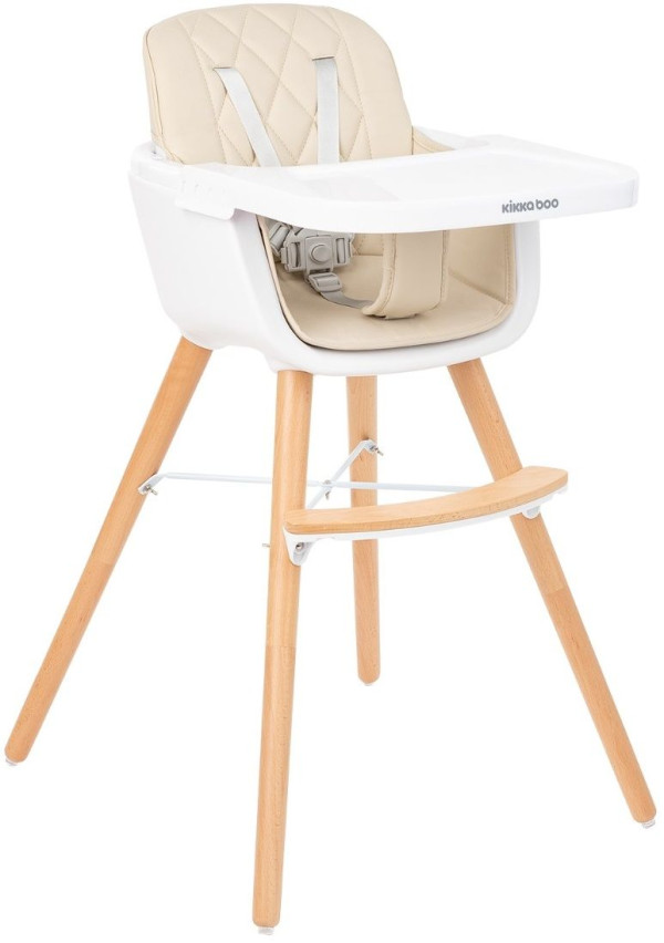 Hranilica WOODY 2u1, Kikka Boo, Beige