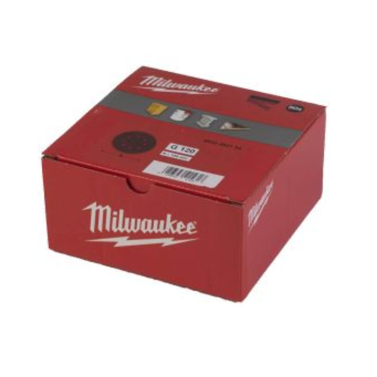 Milwaukee Okrugli brusni papiri za ekscentričnu brusilicu, 125 mm, G 120, 50 kom, 4932492194