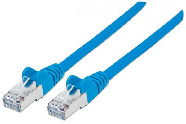 Intellinet prespojni kabl,Cat6 certified,UUTP,1.5m,plavi