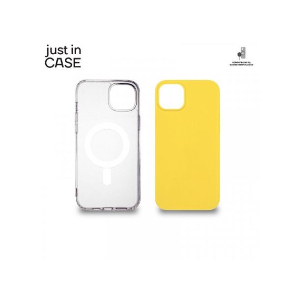 JUST IN CASE Futrola 2u1 Extra case MAG MIX paket maski za iPhone 14 Plus, žuta