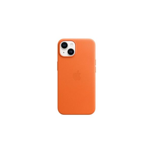 APPLE Futrola sa MagSafe kožna za iPhone 14, narandžasta