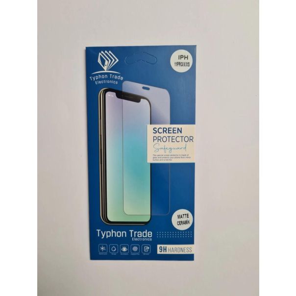 TYPHON Zaštitno staklo iPhone 11Pro/X/XS Mate Ceramic