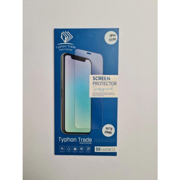 TYPHON Zaštitno staklo iPhone 12/12Pro Mate Ceramic