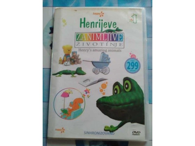 DVD CRTANI FILM - HENRIJEVE ZANIMLJIVE ZIVOTINJE 1