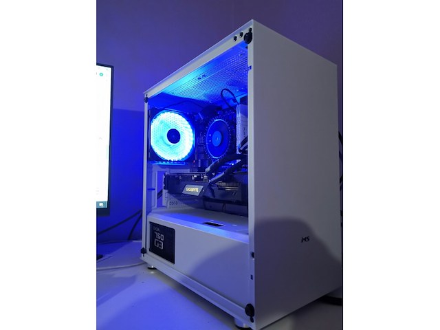 white GAMER - i5 12400/16gb/rx 5700 XT