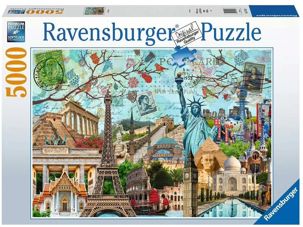 Ravensburger puzzle (slagalice) Veliki gradovi, kolaž