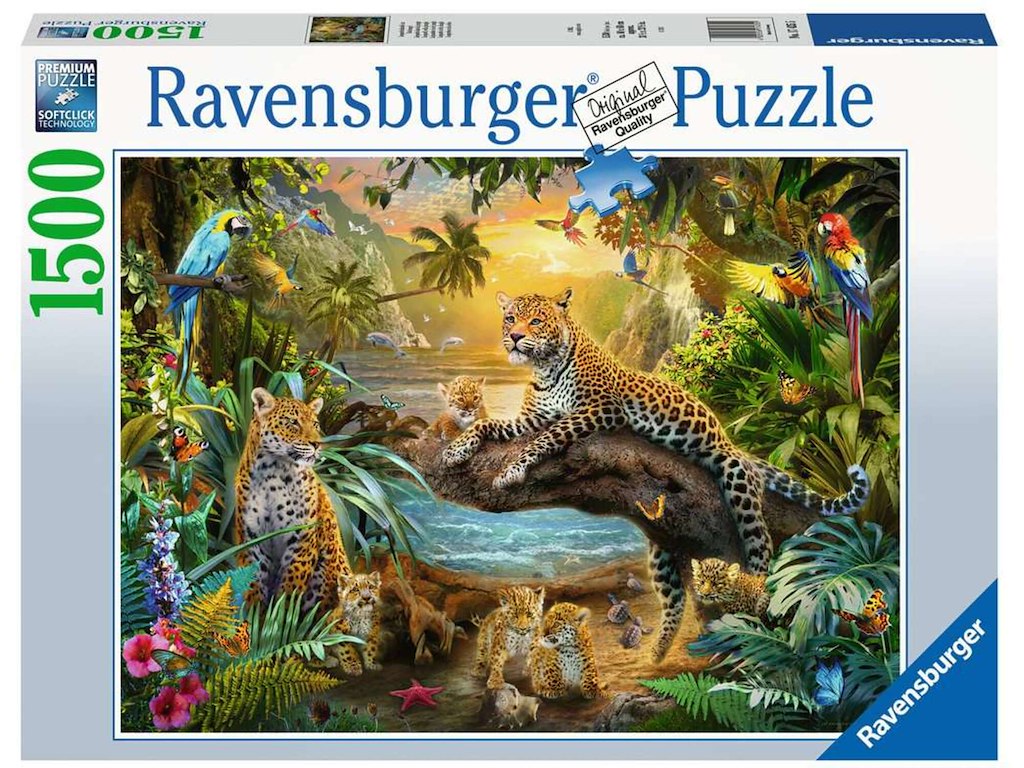 Ravensburger puzzle (slagalice) Leopardi u džungli