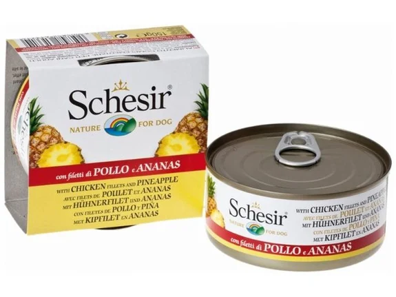 Schesir Hrana za pse Piletina i ananas 150g