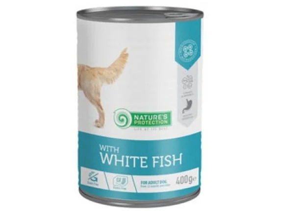 Nature's Protection vlažna hrana za pse White Fish Sensitive Digestion 400g
