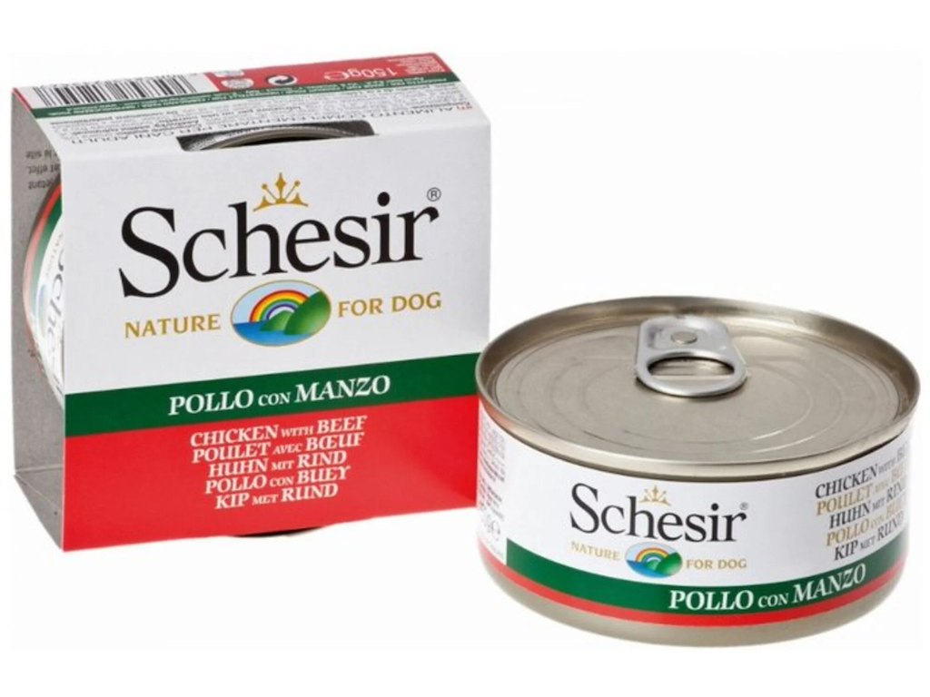 Schesir Hrana za pse Piletina i govedina 150g