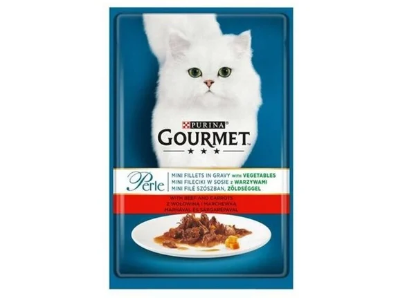 Gourmet Hrana za mačke Perle Govedina 85g
