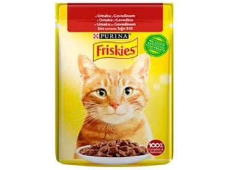 Friskies Hrana za mačke Sos govedina 85g