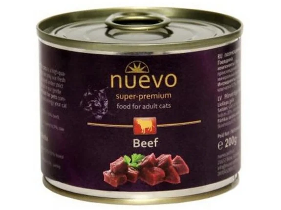 Nuevo Hrana za mačke Beef 200g