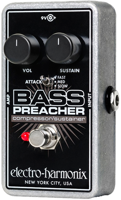 Electro-Harmonix Bass Preacher kompresor/sustainer pedala