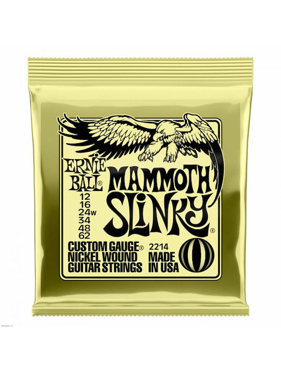 ERNIE BALL 2214 MAMMOTH SLINKY - Žice za električnu gitaru 12-62