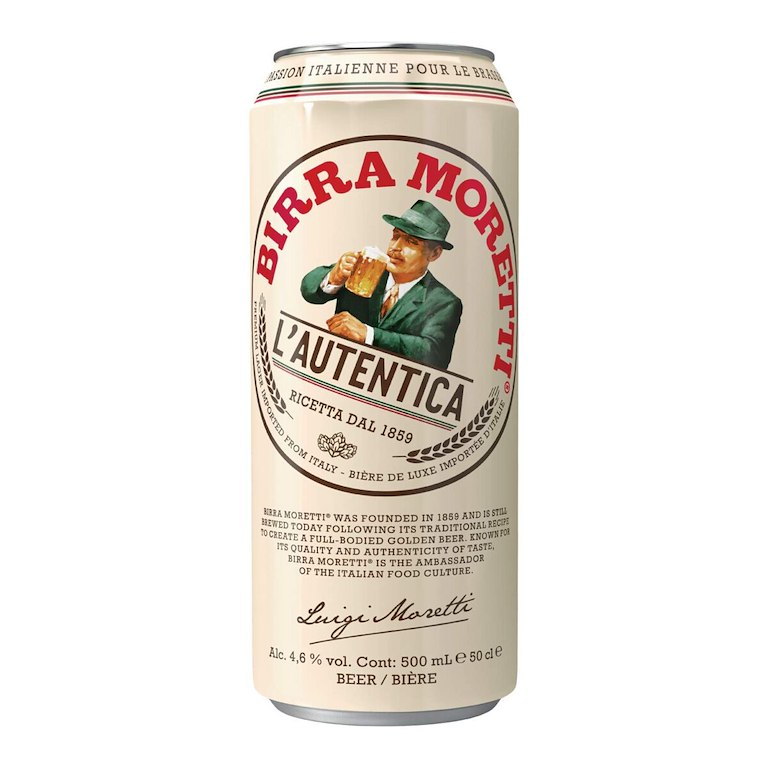 BIRRA MORETTI 0.5 LIMENKA