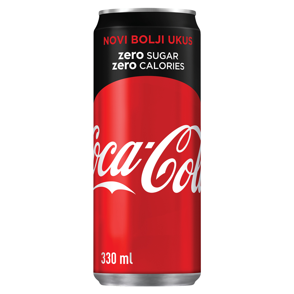 COCA COLA ZERO 0.33 LIMENKA