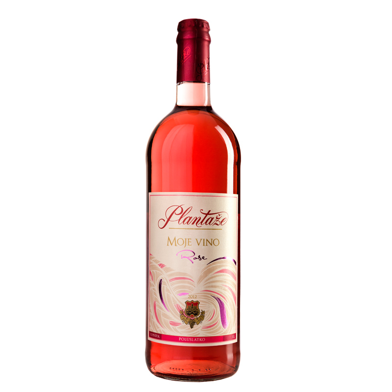 PLANTAŽE MOJE VINO ROZE 1 L