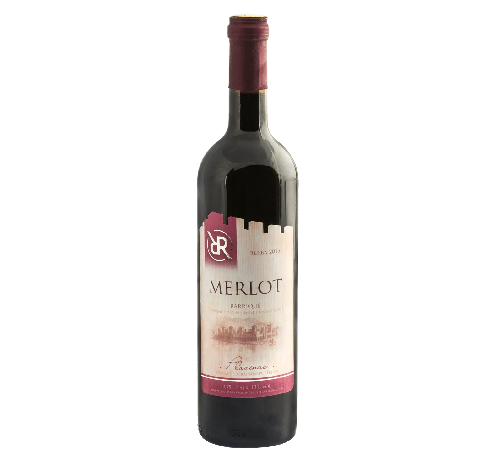 PLAVINAC MERLOT BARRIQUE 0.75