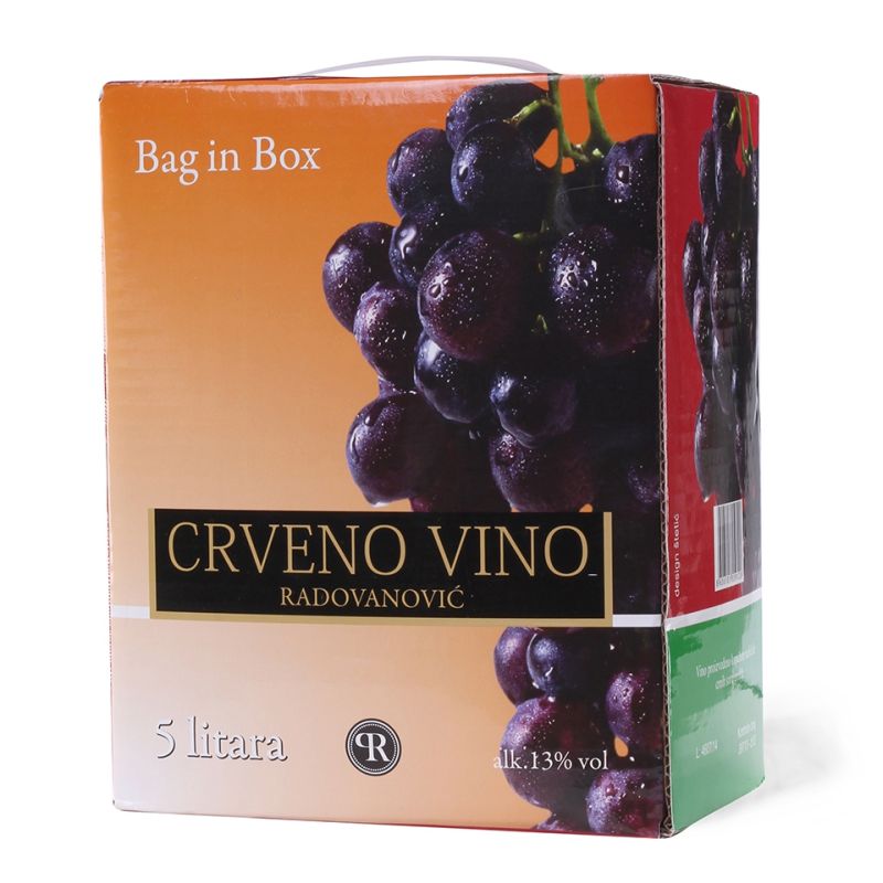 RADOVANOVIĆ CRVENO VINO 5L