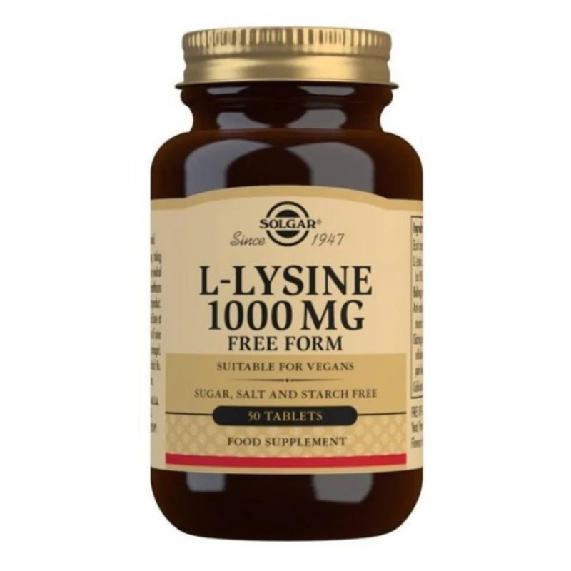 SOLGAR L-LYSINE, 50 TABLETA