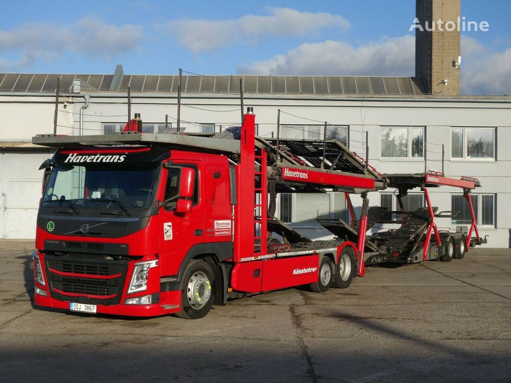 Volvo FM13 460 autotransporter + prikolica autotransportera