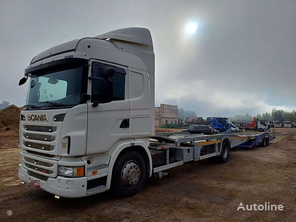 Scania autotransporter + prikolica autotransportera