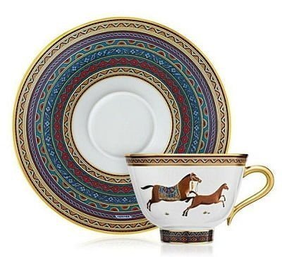 Set 2 šolje i tacne Hermes – Cheval d’Orient