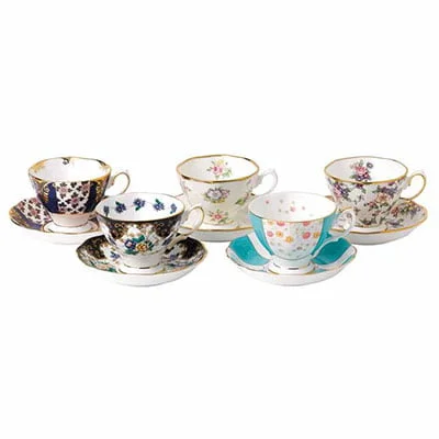 Set 5 šolja i tacni Royal Albert – 100 Years