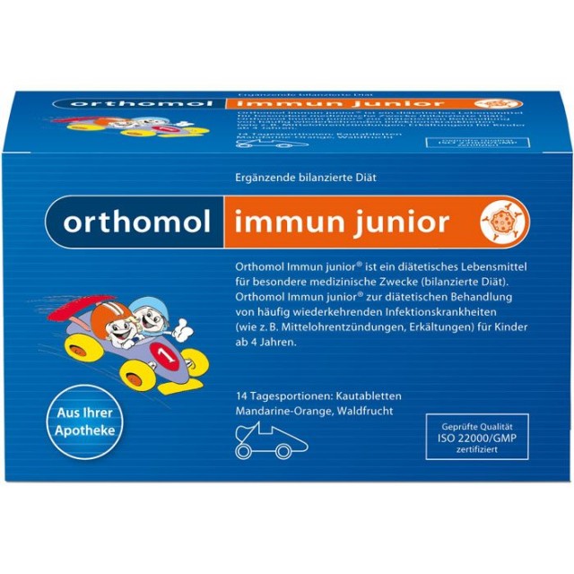 Orthomol Junior C Plus 14 doza tablete za žvakanje