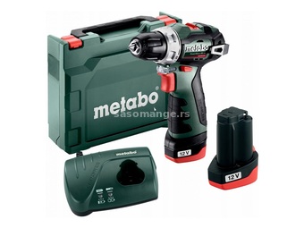 Akumulatorska bušilica - zavrtač PowerMaxx BS BL 12V 2x2,0Ah (601721500) Metabo