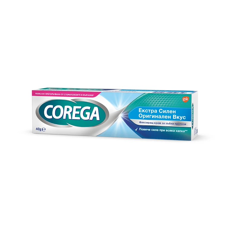 COREGA Krema Extra Strong Lepak za Učvršćivanje Proteze 40 g