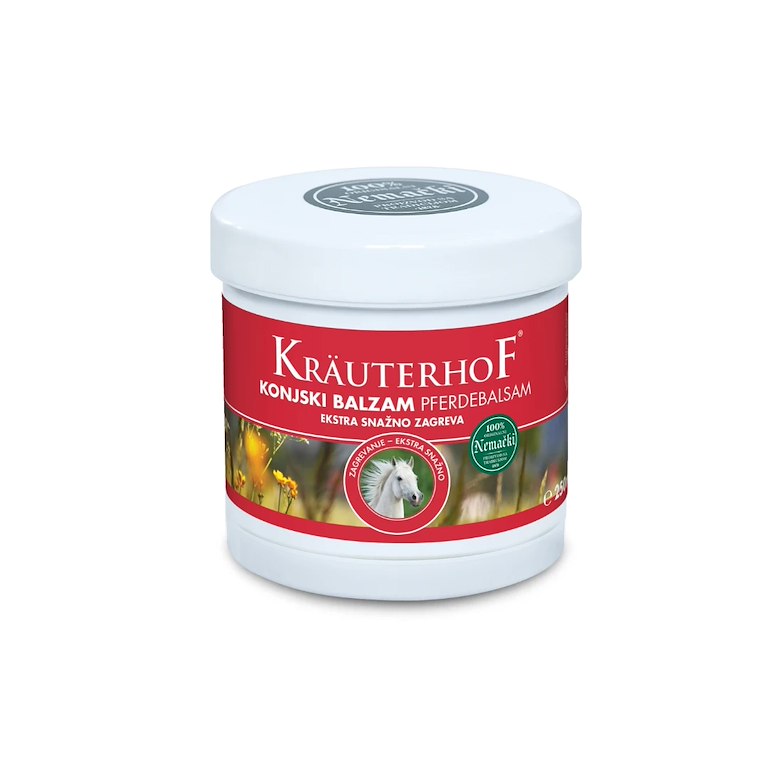 KRAUTERHOF Konjski Balsam sa Efektom Toplote - Ekstra Jak 250 mL