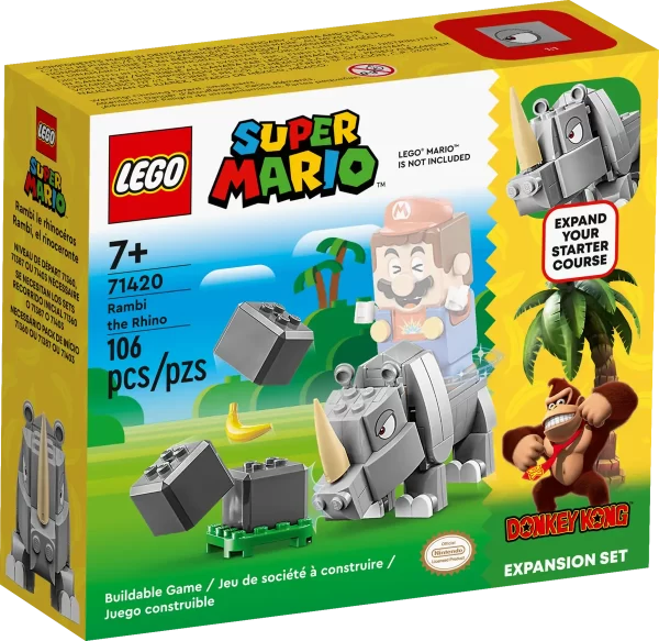 LEGO SUPER MARIO RAMBI THE RHINO 15727