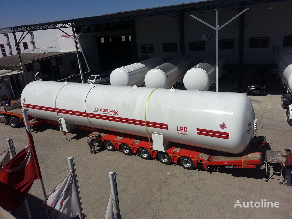 Nova Doğumak Yeni Lpg Storage Tank 115m3 gaz tankeri römork cisterna za gas