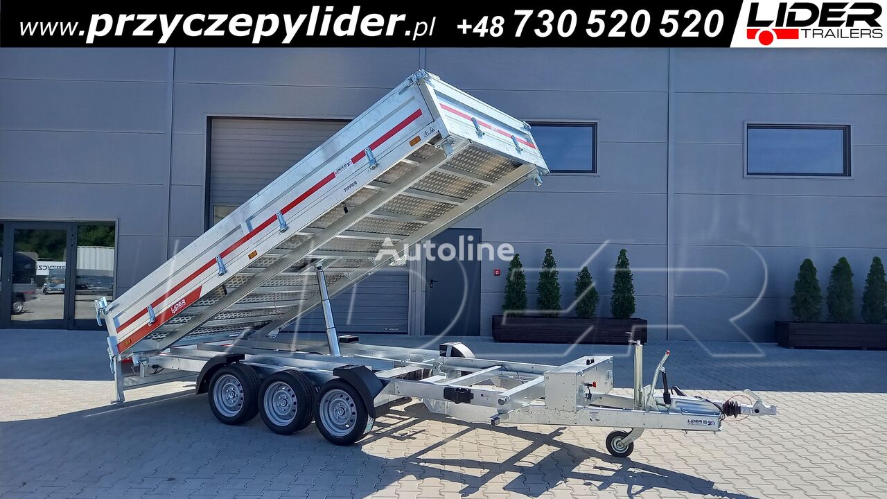 Nova Temared Trolley trailer TM-276C wywrotka 400x200x40cm, TIPPER 4020/3, ki prikolica kiper