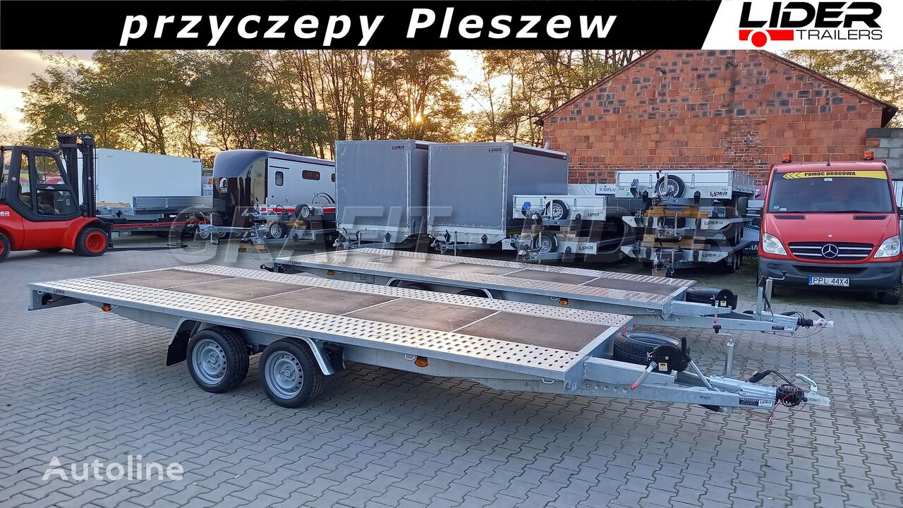 Nova Niewiadów Car transporter BR-090 przyczepa 500x210cm, laweta płaska, wypeł prikolica autotransportera